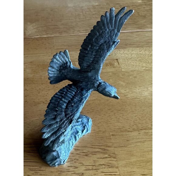 Michael Ricker | Art | Michael Ricker Pewter Flying Eagle With Fish ...
